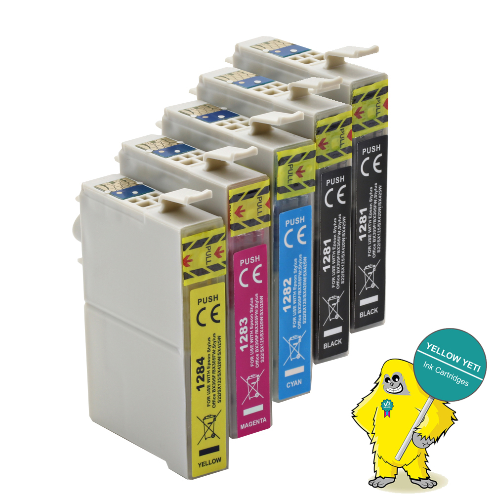 Lot Ink cartridge Non-oem For Epson stylus S22 SX125 SX130 SX235W ...