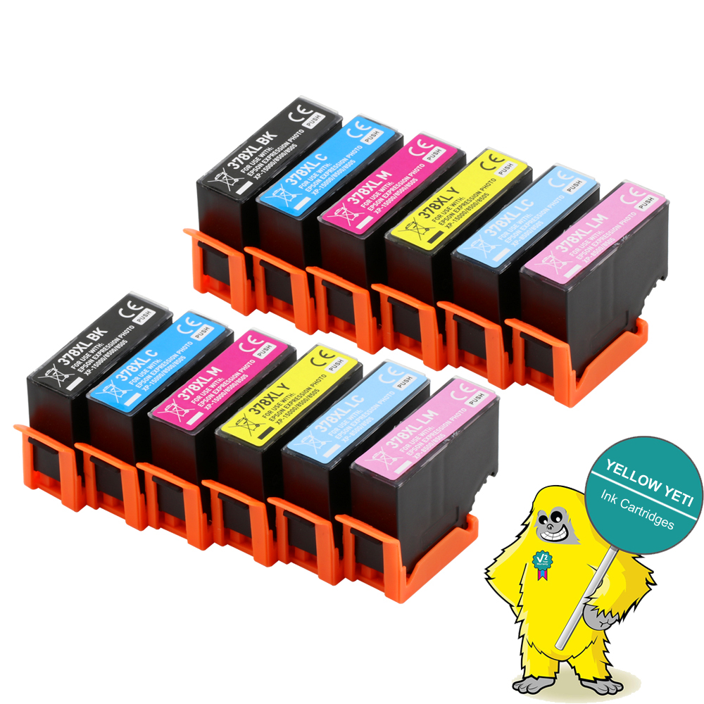 LOT Ink Cartridge fits Non-oem For Epson 378XL EXPRESSION PHOTO XP-8500 ...